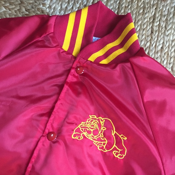 Vintage | Jackets & Coats | Vintage Westark Usmc Marines Satin Bomber ...
